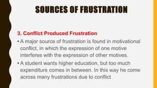 Stress ,conflict and frustration | PPTX