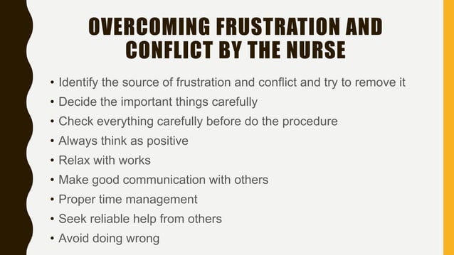 Stress ,conflict and frustration | PPT