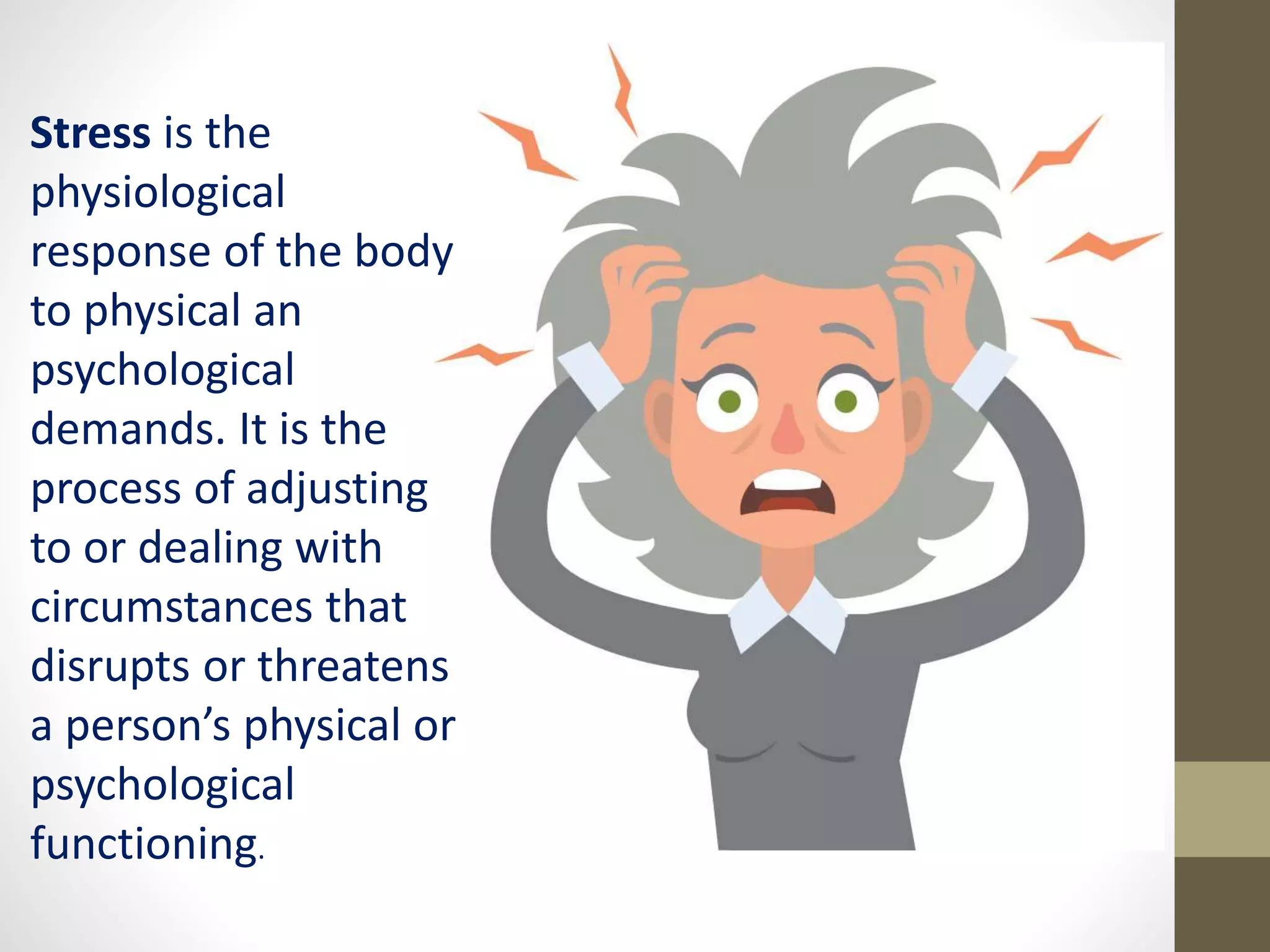 Stress, conflict and frustration in psychology | PPTX