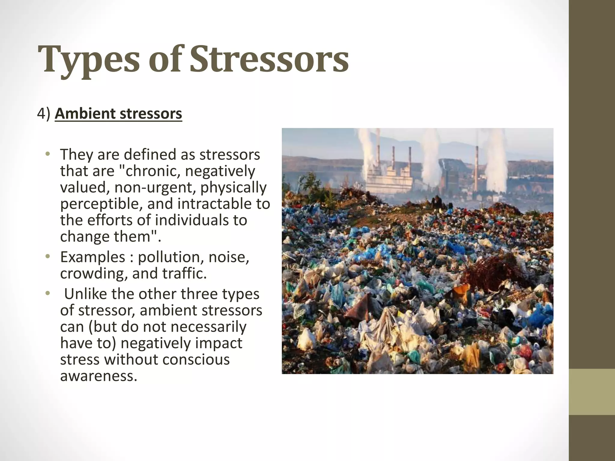 Stress, conflict and frustration in psychology | PPTX