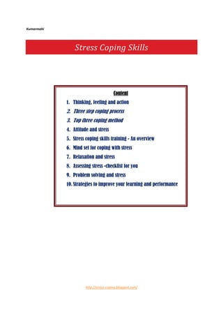 Stress Coping Skills Ebook | PDF | Mental Health | Diseases and Conditions