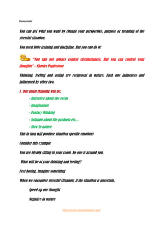 Stress Coping Skills Ebook | PDF | Mental Health | Diseases and Conditions