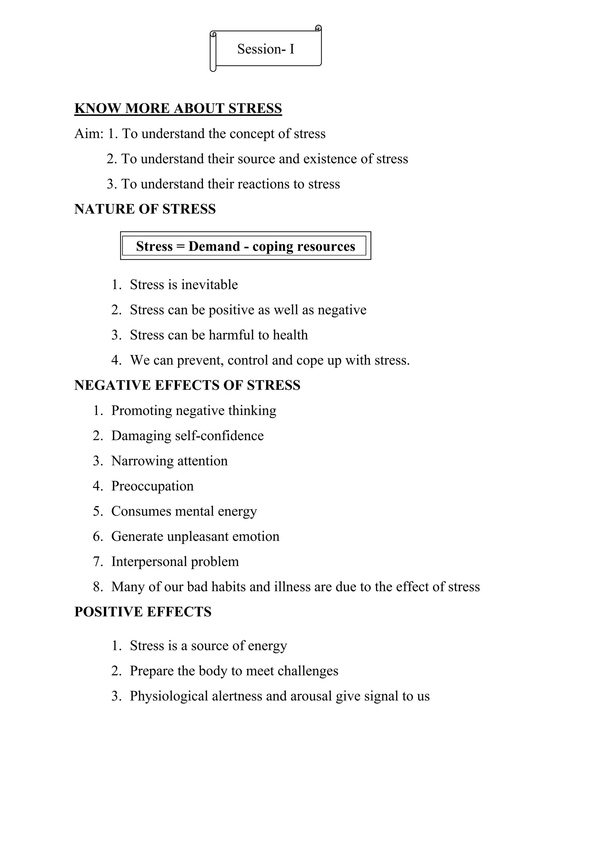Stress coping skills training module | PDF