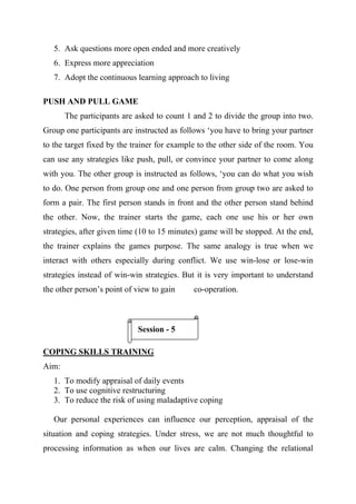 Stress coping skills training module | PDF