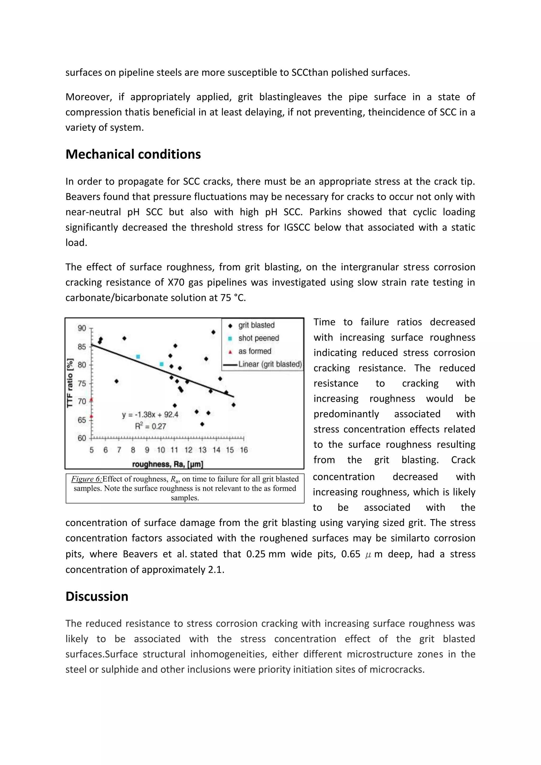 Stress corrosion cracking of pipeline steels | DOCX
