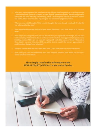 Stress Diaries How to guide | PDF