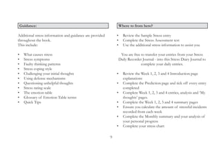 Stress diary sample | PDF