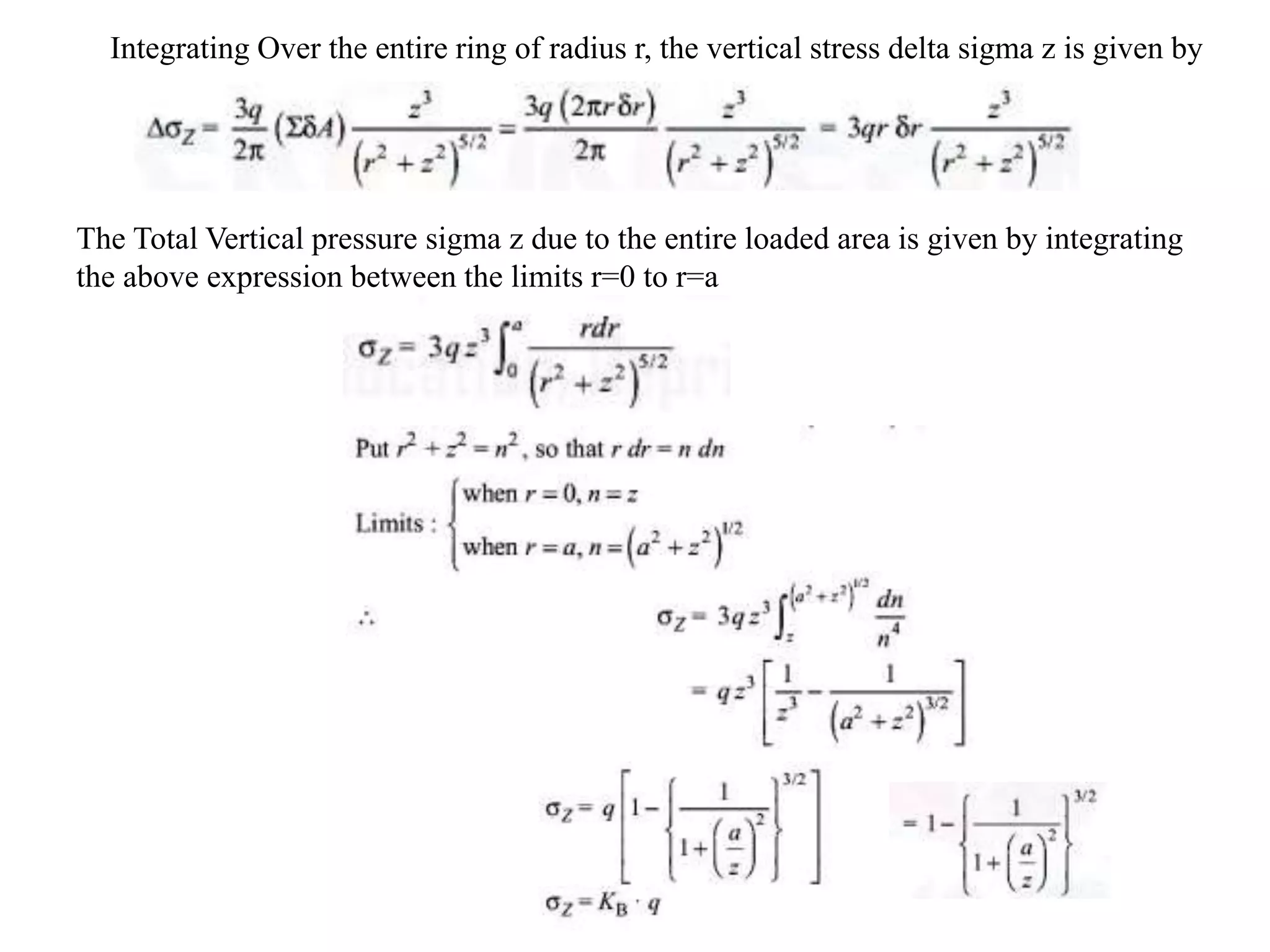 Stress distribution in soil | PPTX