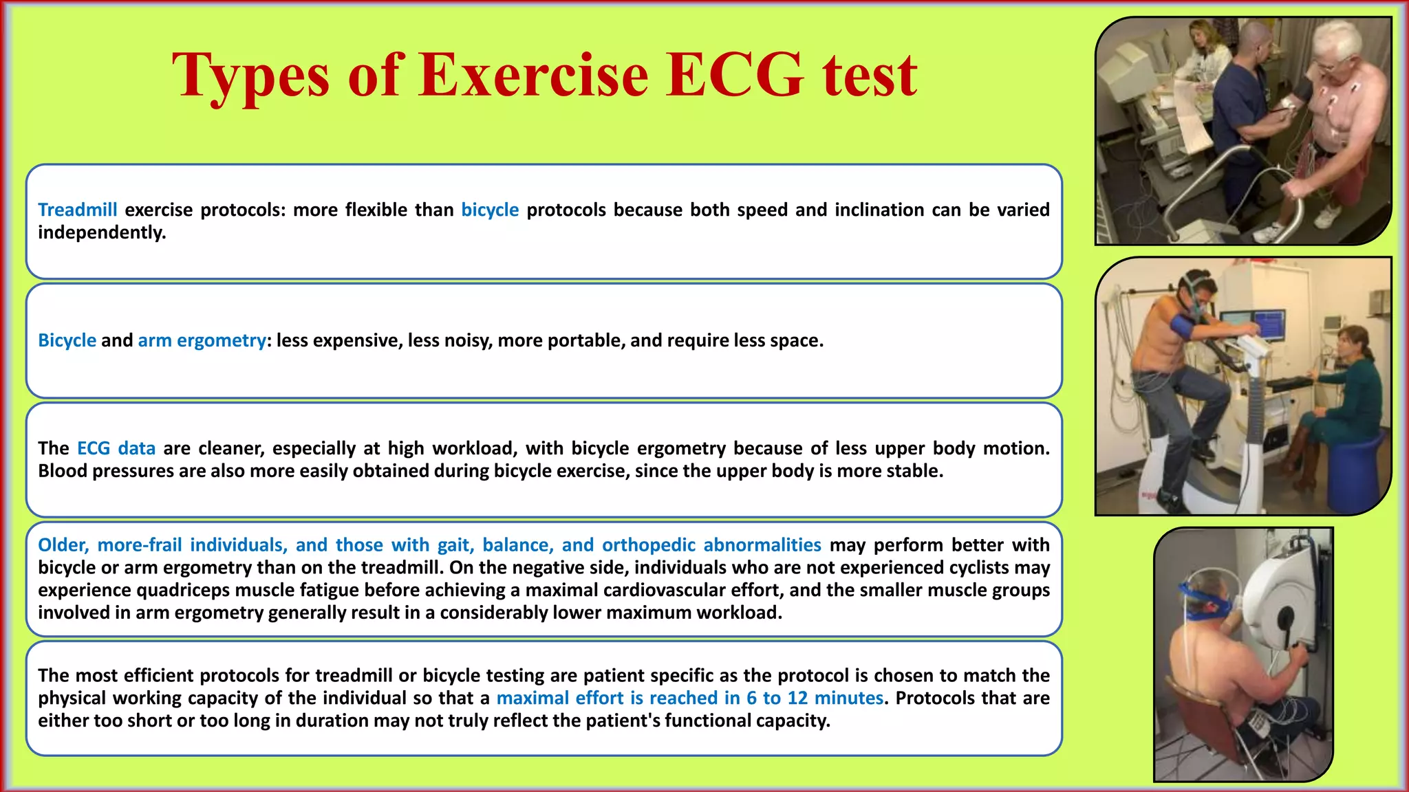 Exercise ECG Testing | PPTX