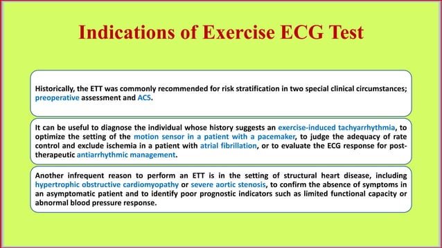 Exercise ECG Testing | PPTX | Heart and Cardiovascular Diseases ...