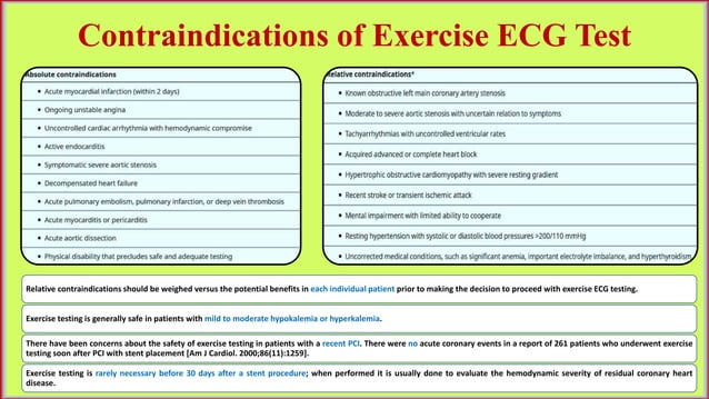 Exercise ECG Testing | PPTX | Heart and Cardiovascular Diseases ...
