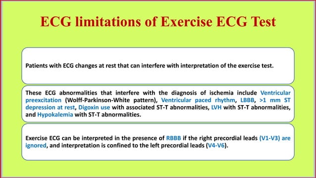 Exercise ECG Testing | PPTX | Heart and Cardiovascular Diseases ...
