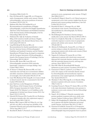 Stress echo and aortic stenosis | PDF