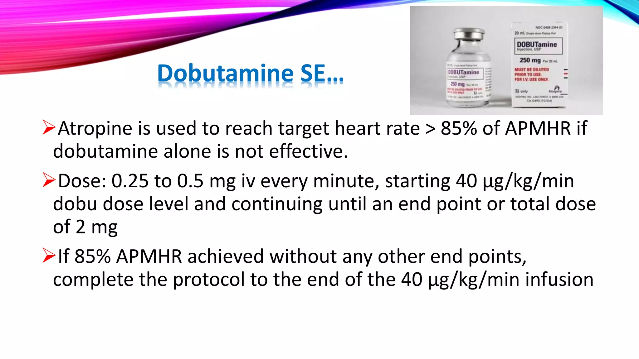 Stress echocardiography/Dobutamine stress echocardiography | PPTX