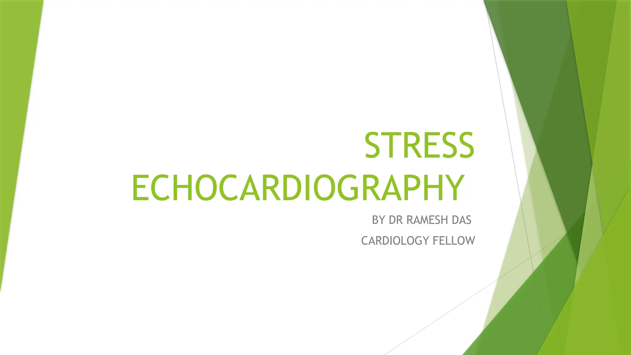 stress echo with final.pptx cardiac imaging | PPTX