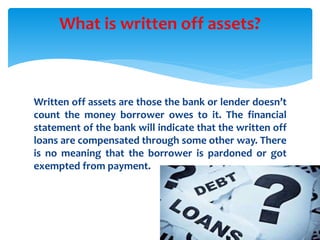 Stressed assets | PPTX