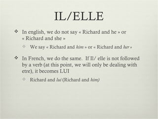 Stressed pronouns | PPT