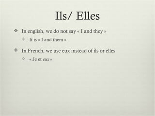 Stressed pronouns | PPT