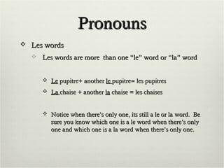 Stressed pronouns | PPT