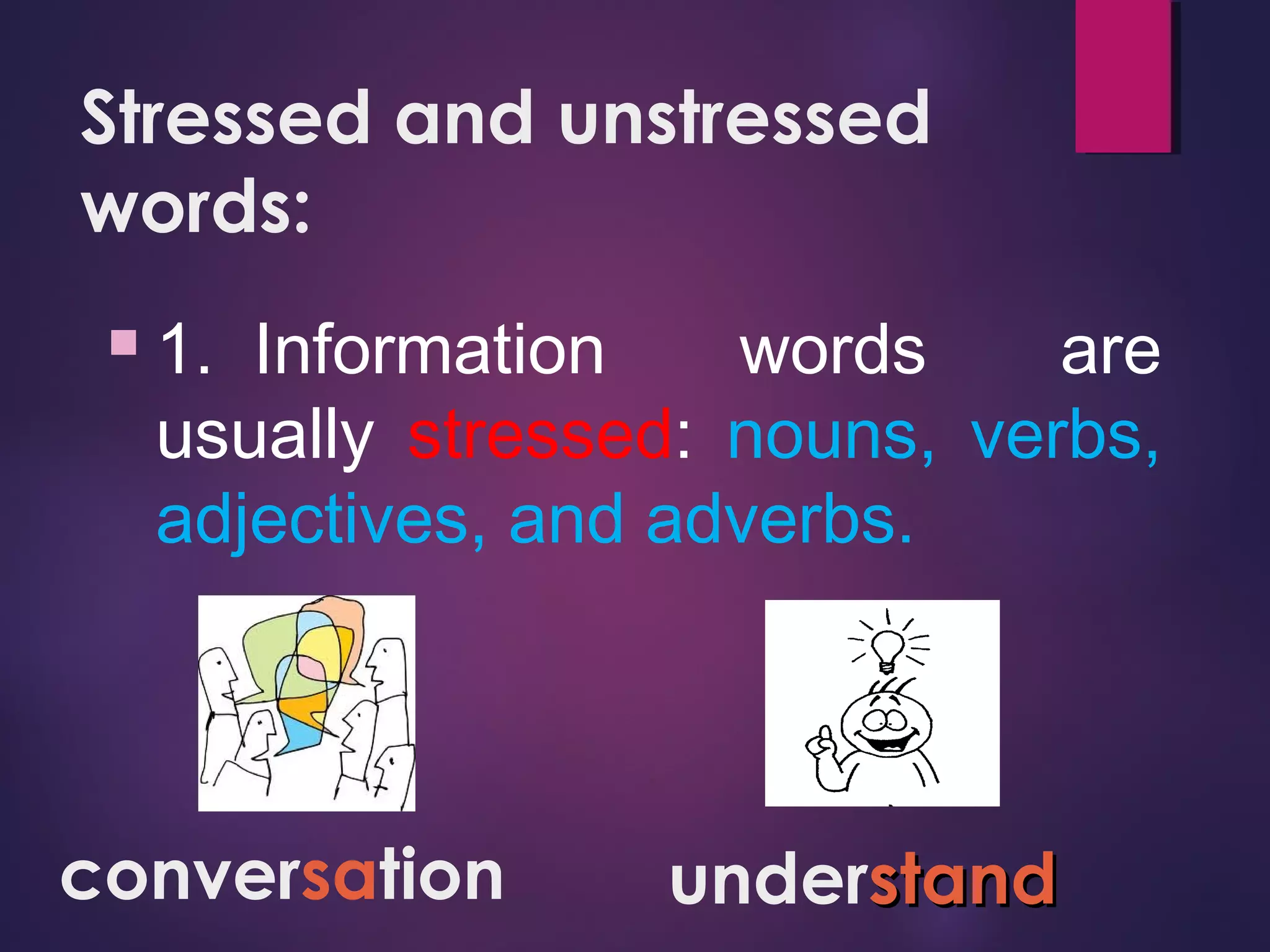Stressed syllables | PPT