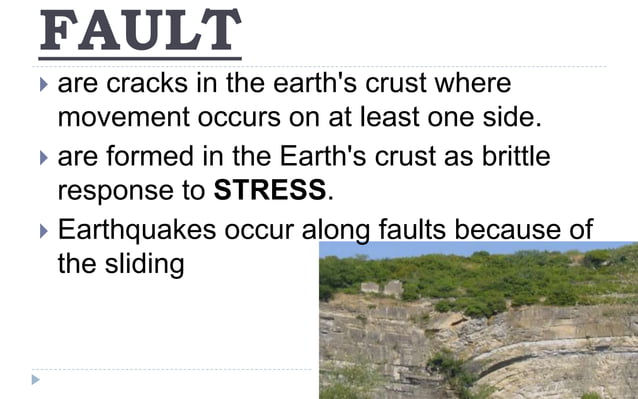 STRESSES, FOLDS AND FAULTS.pptx | Geology | Science