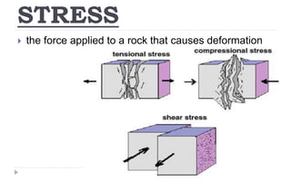 STRESSES, FOLDS AND FAULTS.pptx
