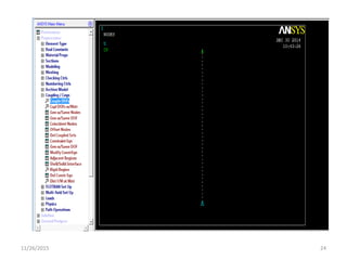 Stresses in a long cylindrical pressure vessel ansys lab v 12 30 2014 | PPTX