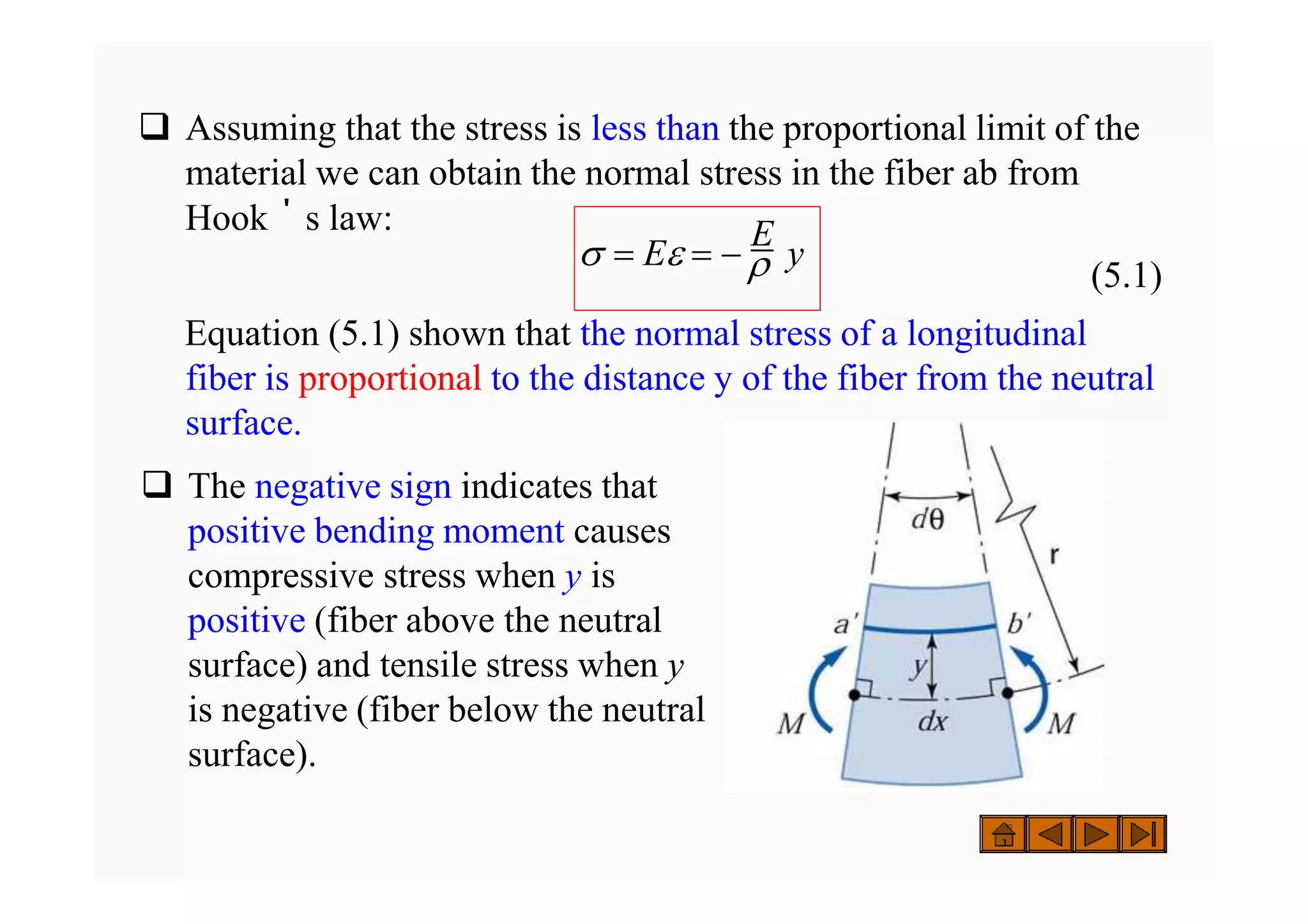 Stresses in beams | PPTX