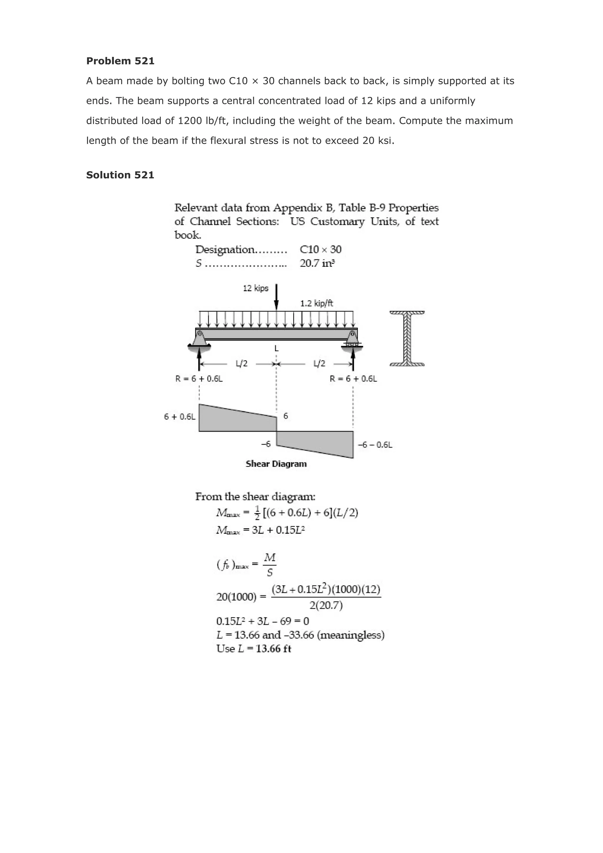 Solution of Chapter- 05 - stresses in beam - Strength of Materials by ...