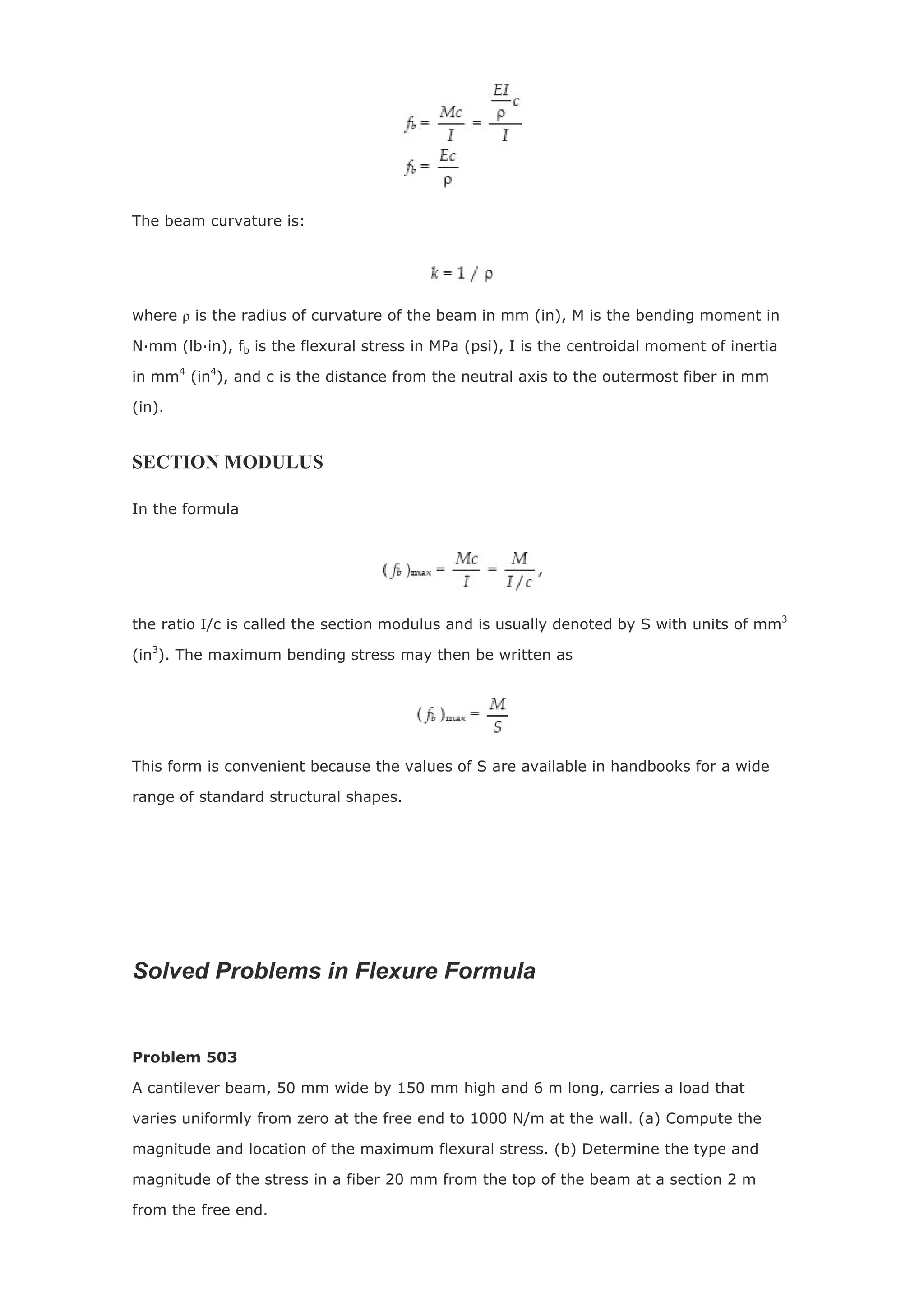 Solution of Chapter- 05 - stresses in beam - Strength of Materials by Singer | PDF