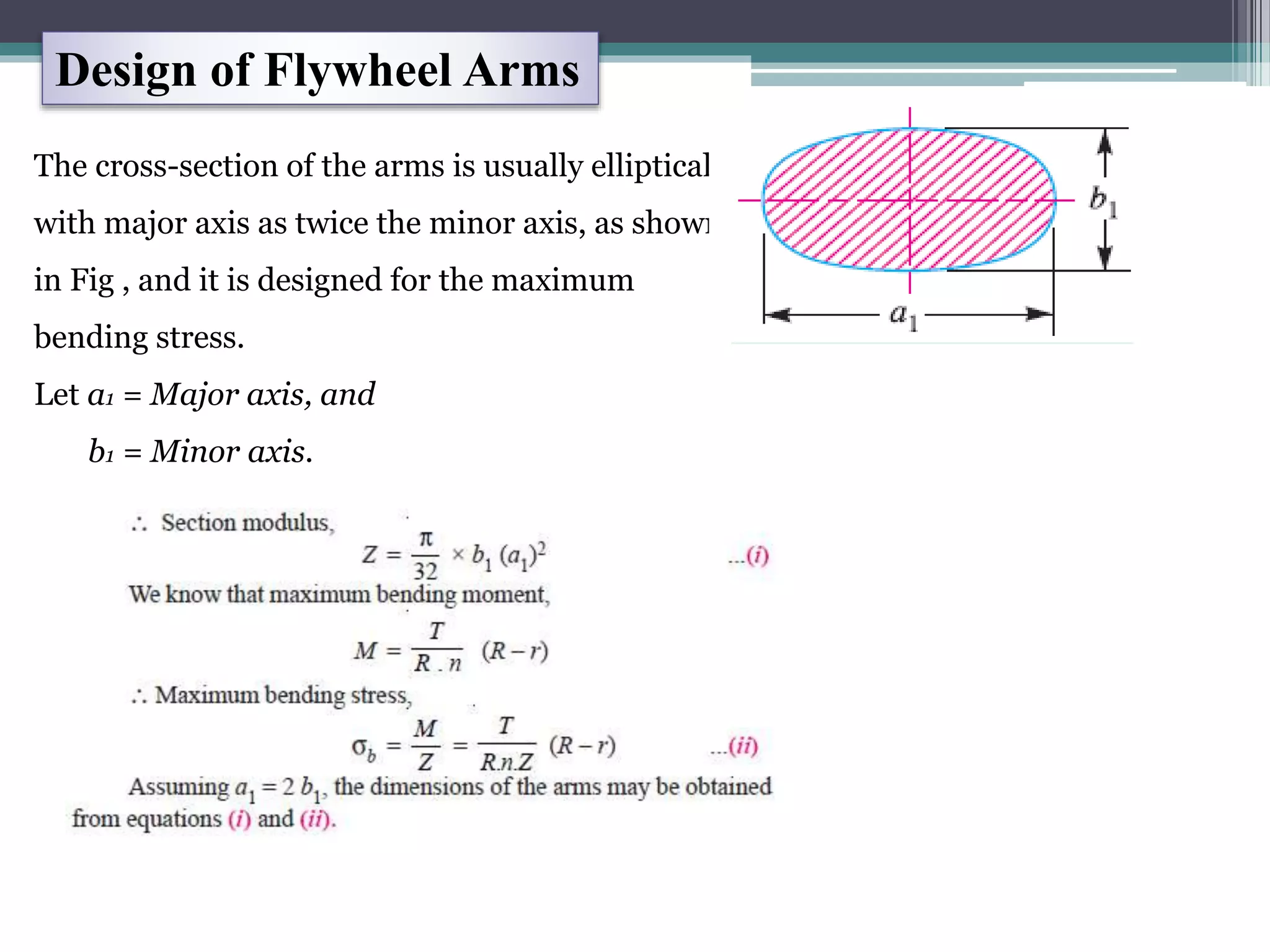 Stresses in flywheel rim.pptx