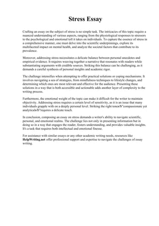 Stress Essay.pdf