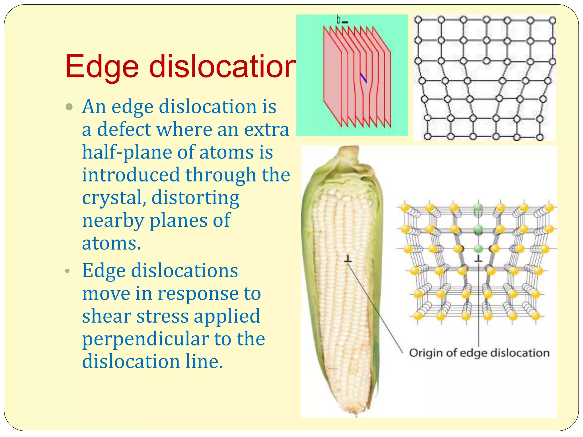 Stress fields around dislocation | PPTX