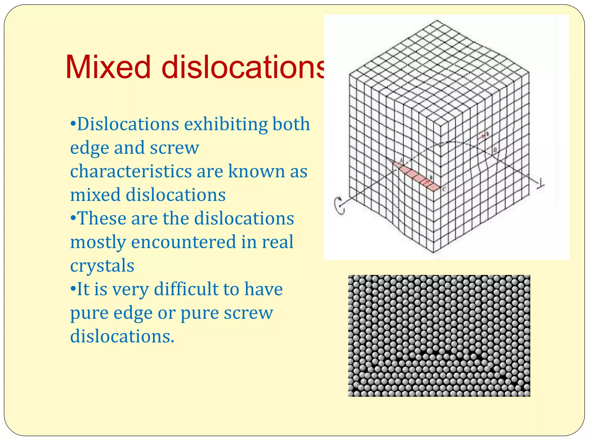 Stress fields around dislocation | PPTX