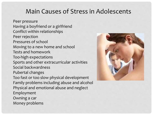 Stress in Adolescents | PPTX | Brain and Nervous System Disorders ...