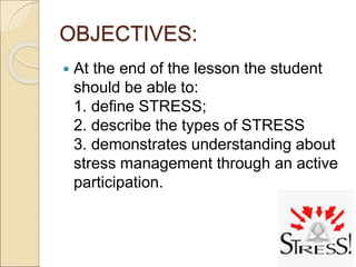 Stress in sports | PPT