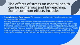 STRESS Origin Definition of stress Types of stress It's effect on body ...