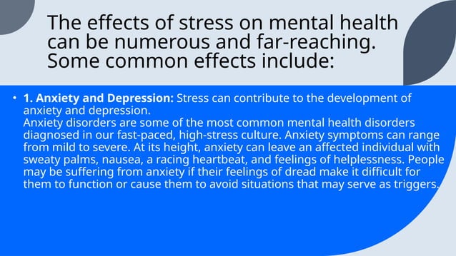 STRESS Origin Definition of stress Types of stress It's effect on body ...