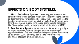 STRESS Origin Definition of stress Types of stress It's effect on body ...