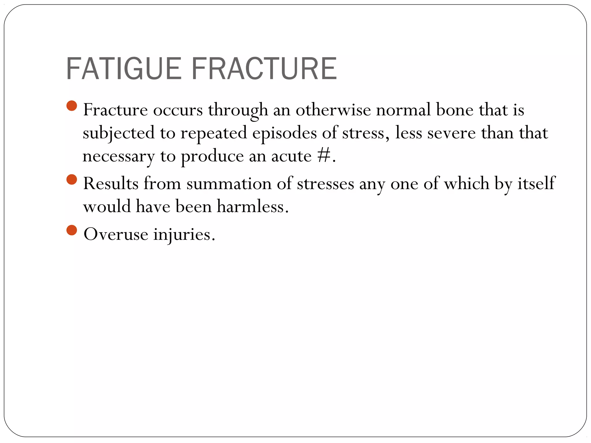Stress fracture | PPT