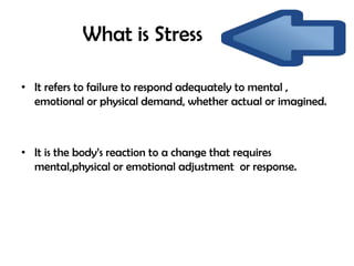 Stress free living | PPTX