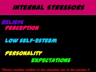 Stress free living | PPTX