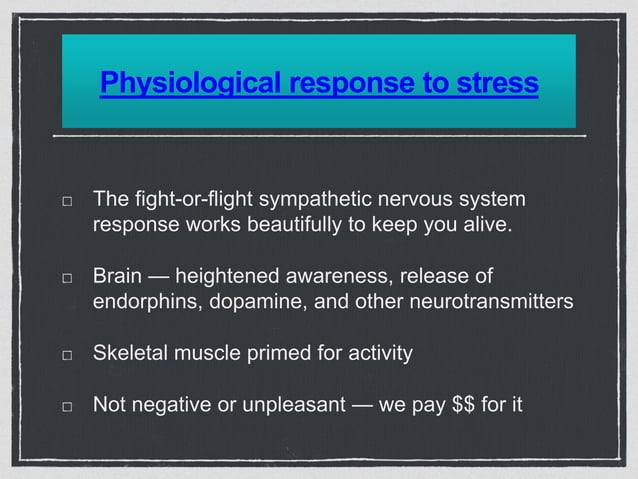 Stress (Physiology) | PPTX