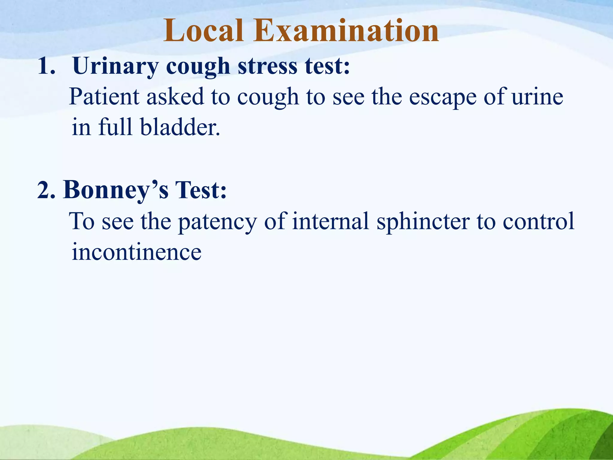 Urinary Stress Incontinence | PPTX