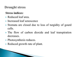 Stress indices PPT | PPTX