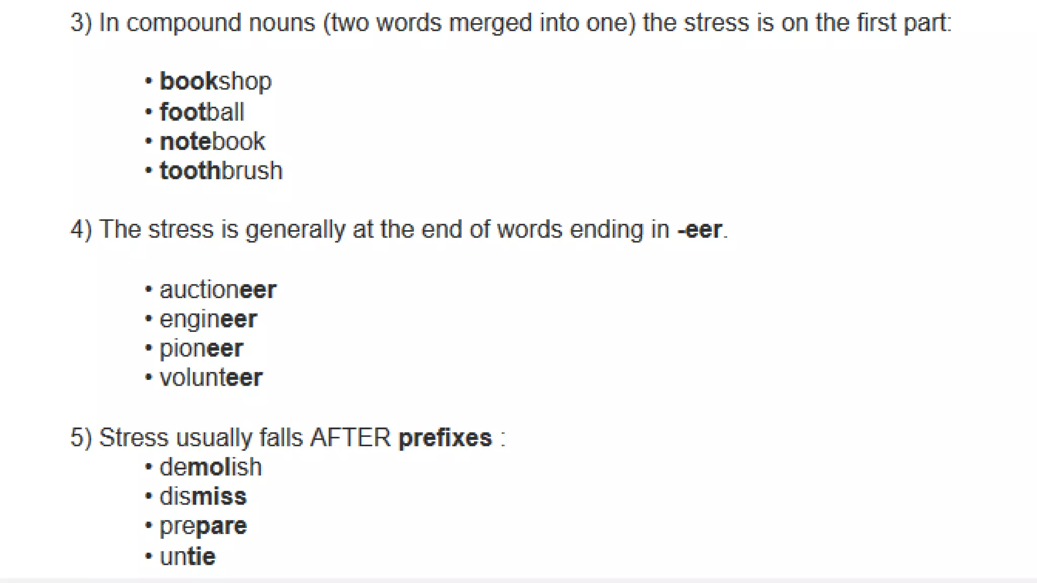 Stress in English Pronunciation | PPT