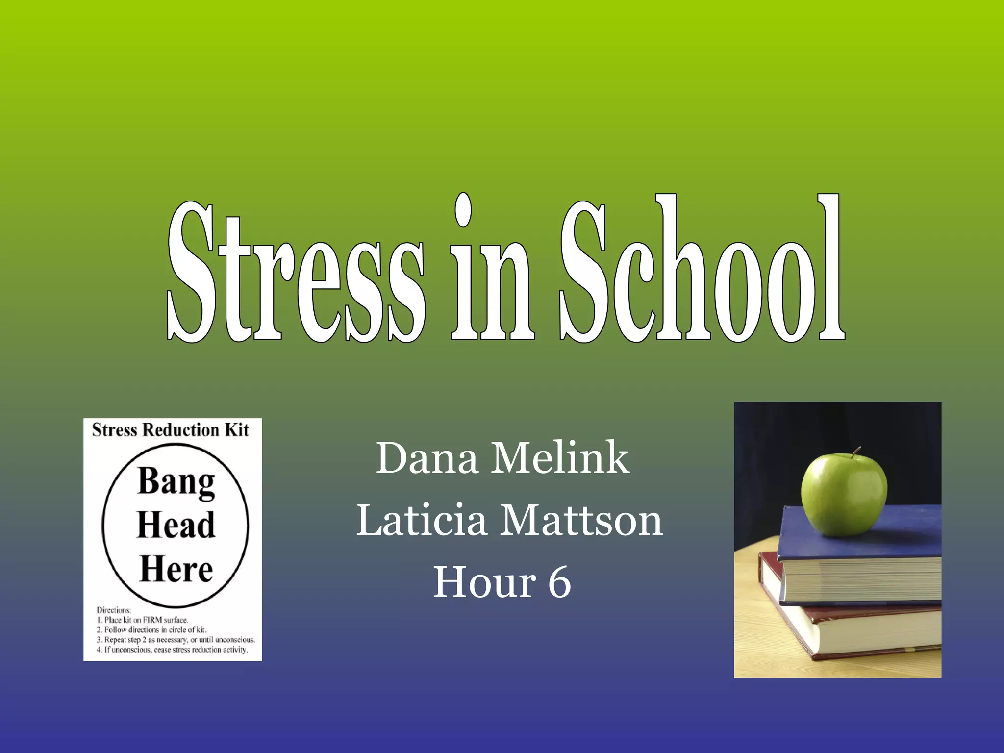 Stress In School | PPT