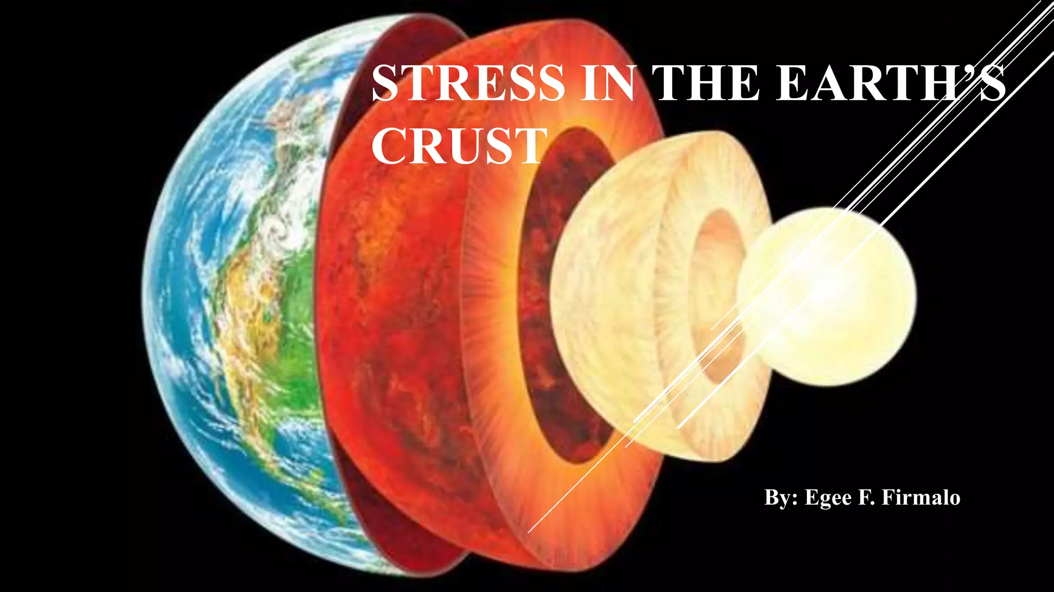 Stress in the earth’s crust | PPTX