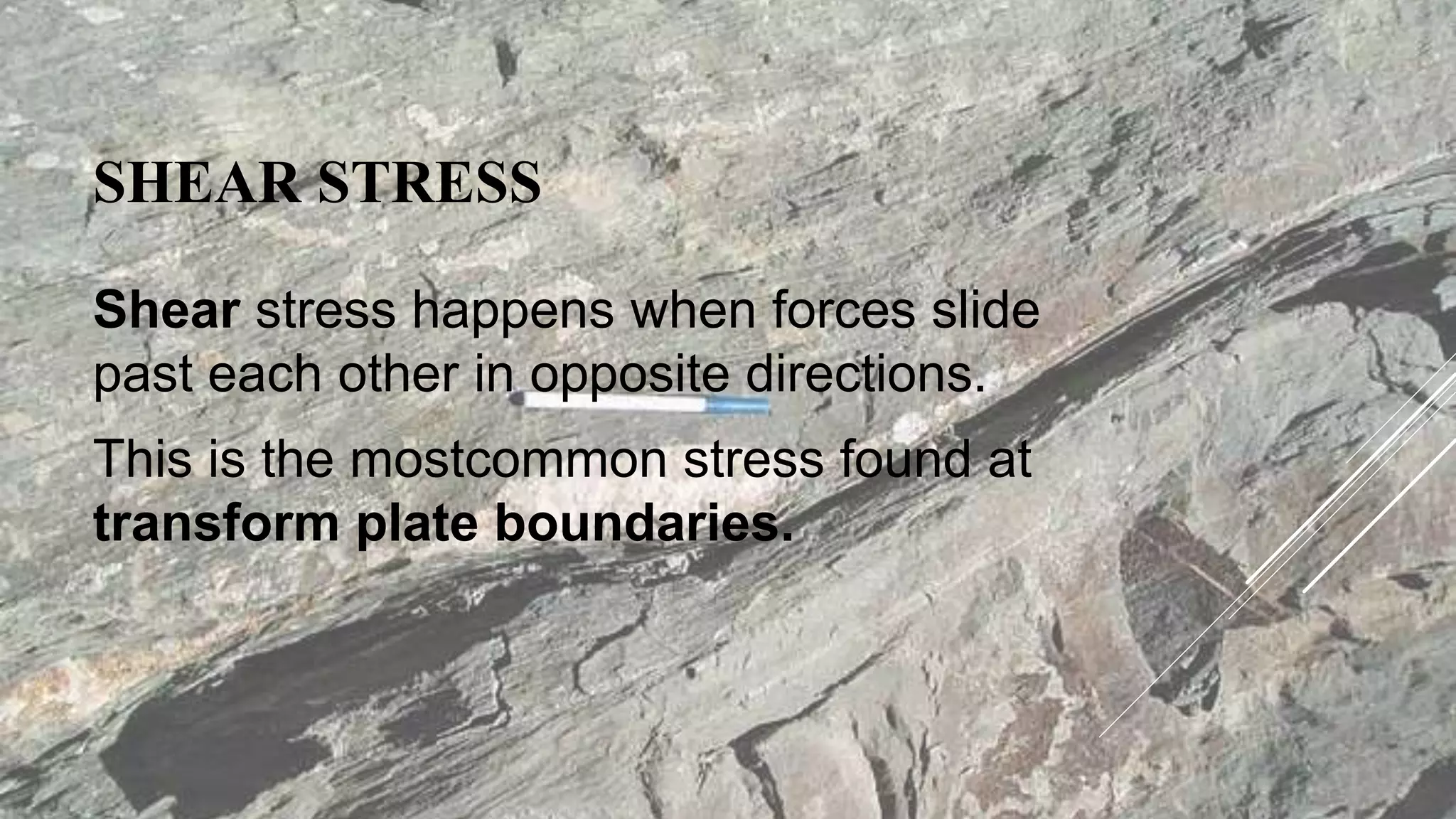 Stress in the earth’s crust | PPTX