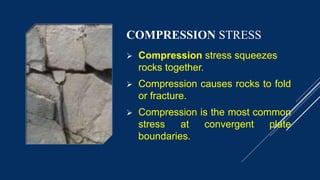 Stress in the earth’s crust | PPTX